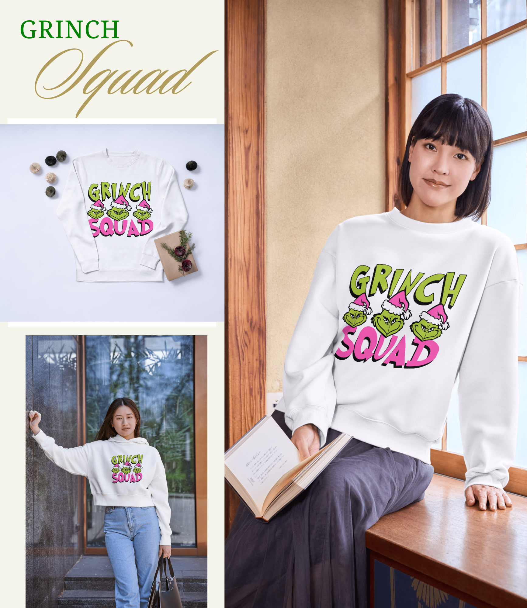 Grinch Squad Sweater – Sagilu Designs